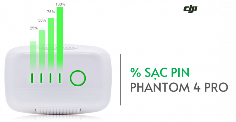 Pin Phantom 4 pro chính hãng DJI- BH 6 tháng, ship cod toàn quốc