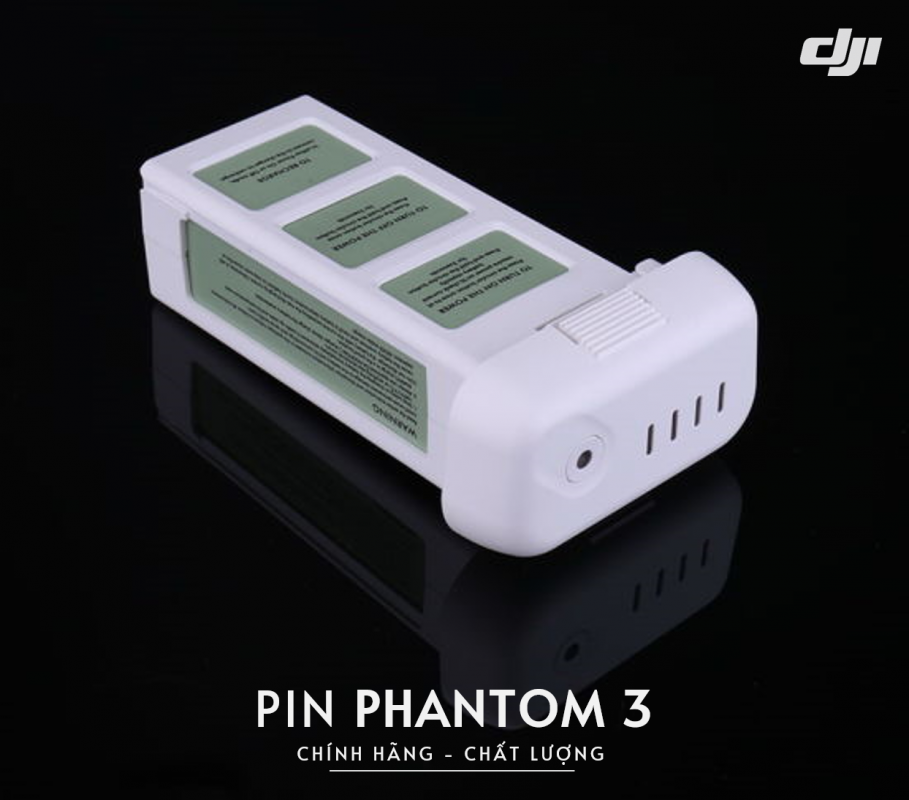 Pin Phantom 3 Chính hãng DJI-Giá rẻ-Bảo hành 6 tháng-Ship cod