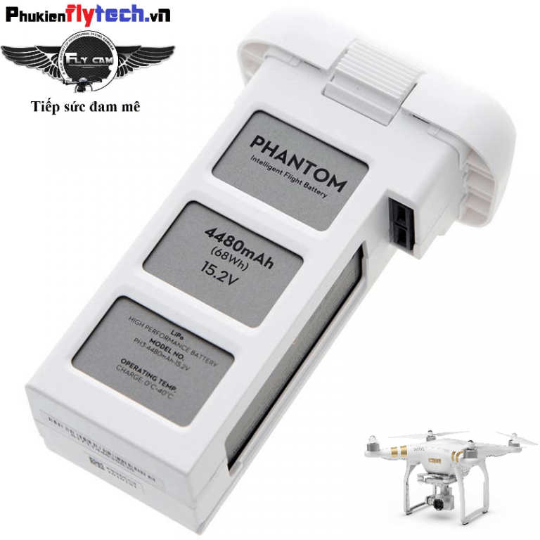 Pin Phantom 3 Chính hãng DJI-Giá rẻ-Bảo hành 6 tháng-Ship cod