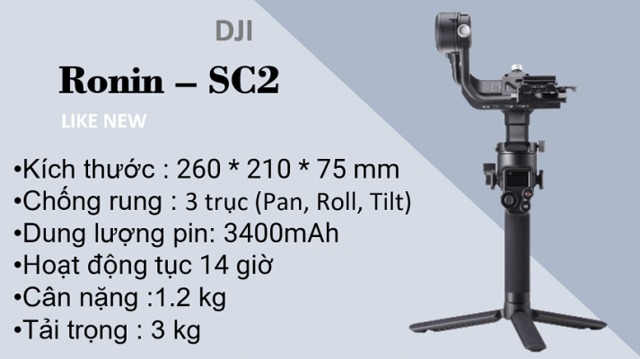 DJI Ronin - RSC2 cũ - Like New | PhukienFlytech